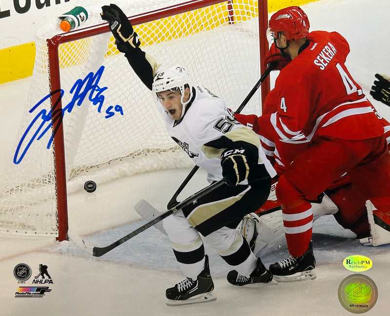 Jayson Megna Signed Pittsburgh Penguins 8x10 Photo – Sign On Sports