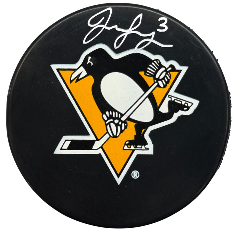 Jack St. Ivany Signed Pittsburgh Penguins Large Logo Puck – Sign On Sports