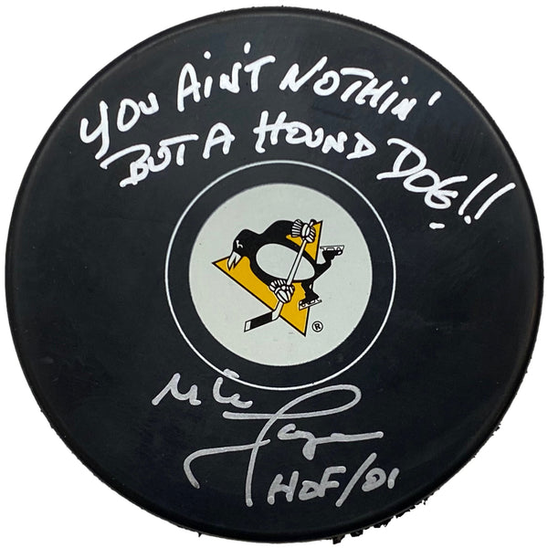 Mike Lange Signed, Inscribed "You Ain't Nothin But A Hound Dog!" Pitts ...